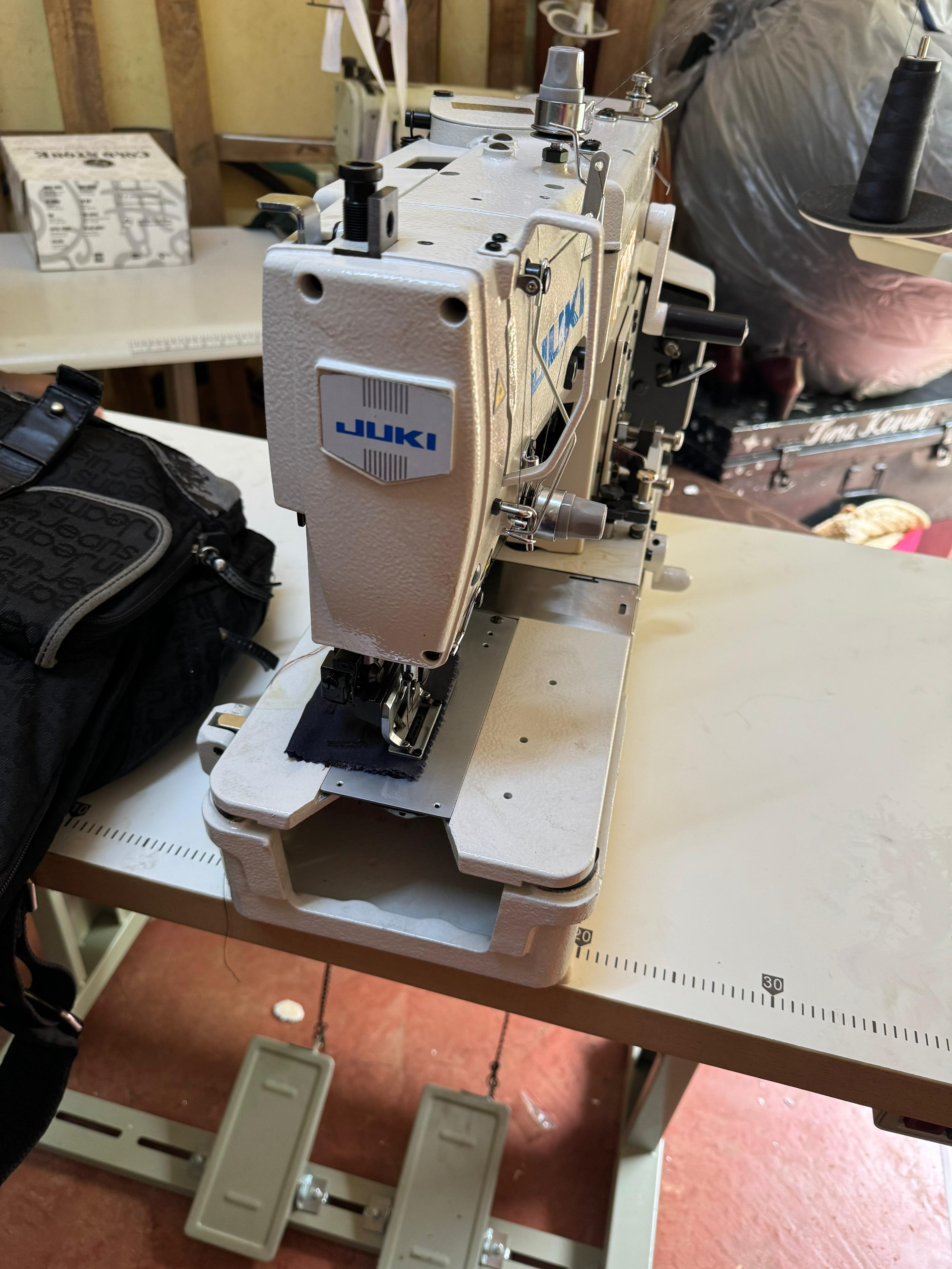 New JUKI LK-781 button holing machine - Juktex Sewing Machines and Apparels