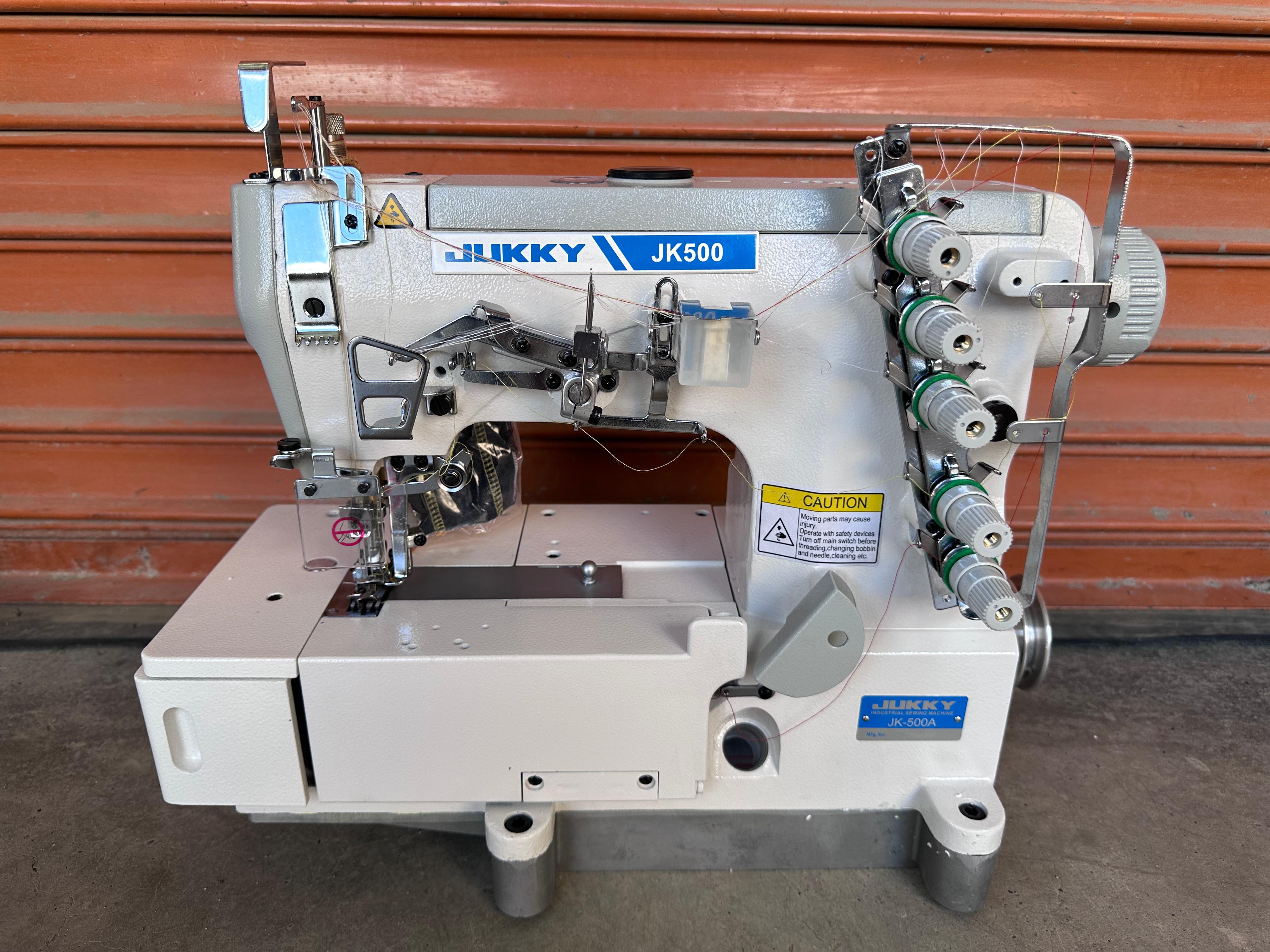 New JUKKY JK_500 flatlock machine - Juktex Sewing Machines and Apparels