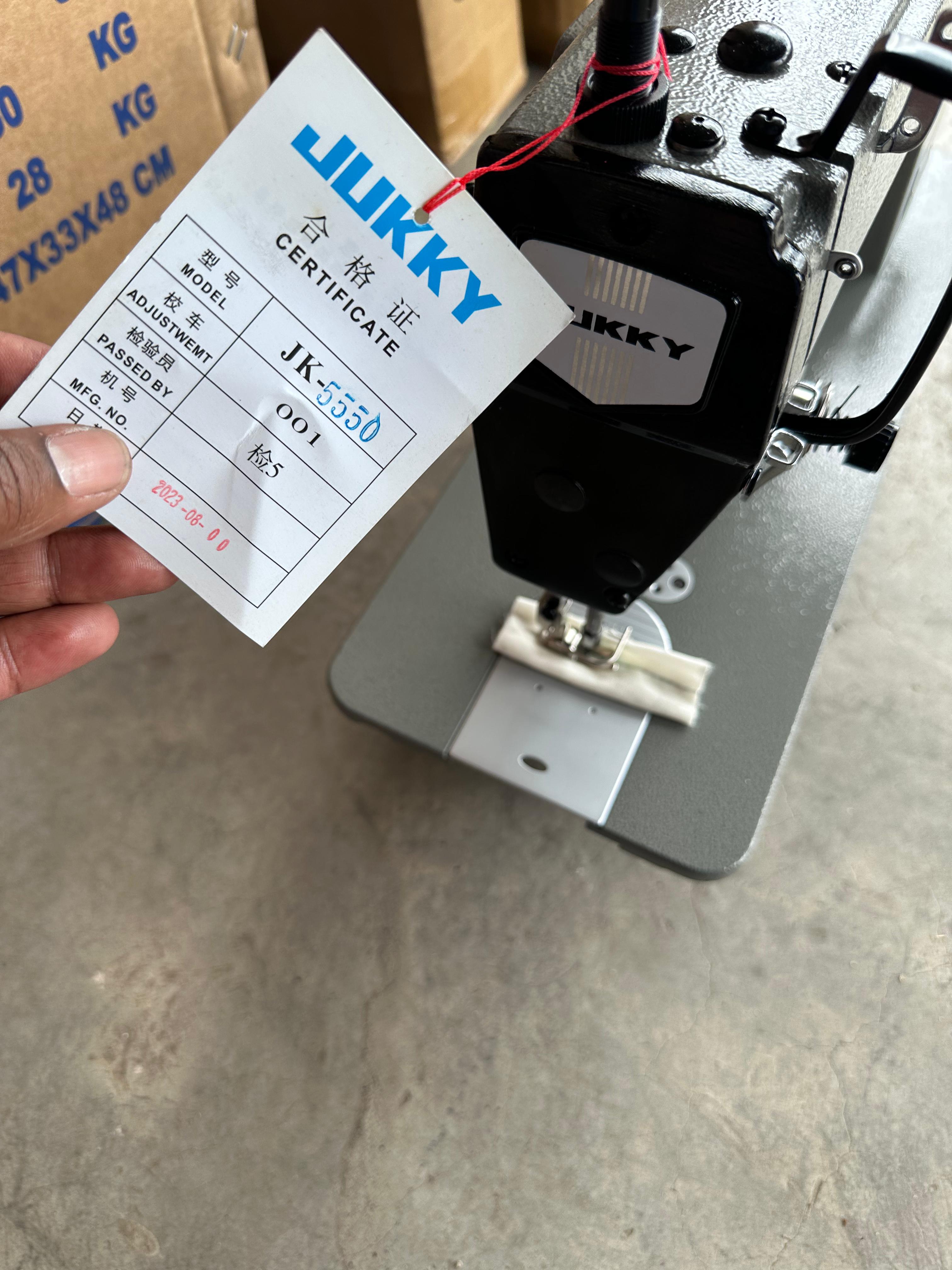 New JUKKY JK_5550 straight stitch machine - Juktex Sewing Machines and Apparels