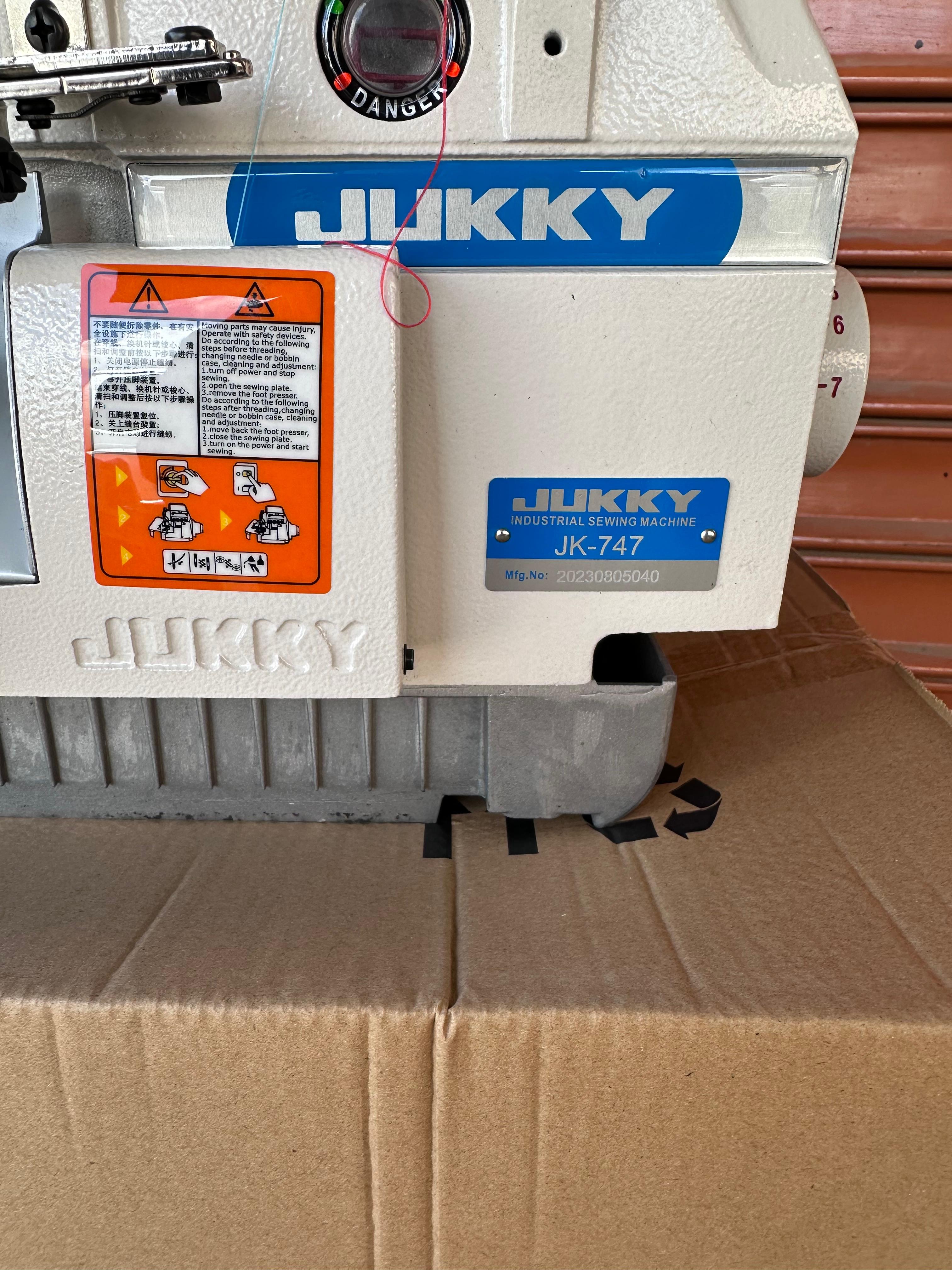New JUKKY JK_747/757 series overlock machine - Juktex Sewing Machines and Apparels