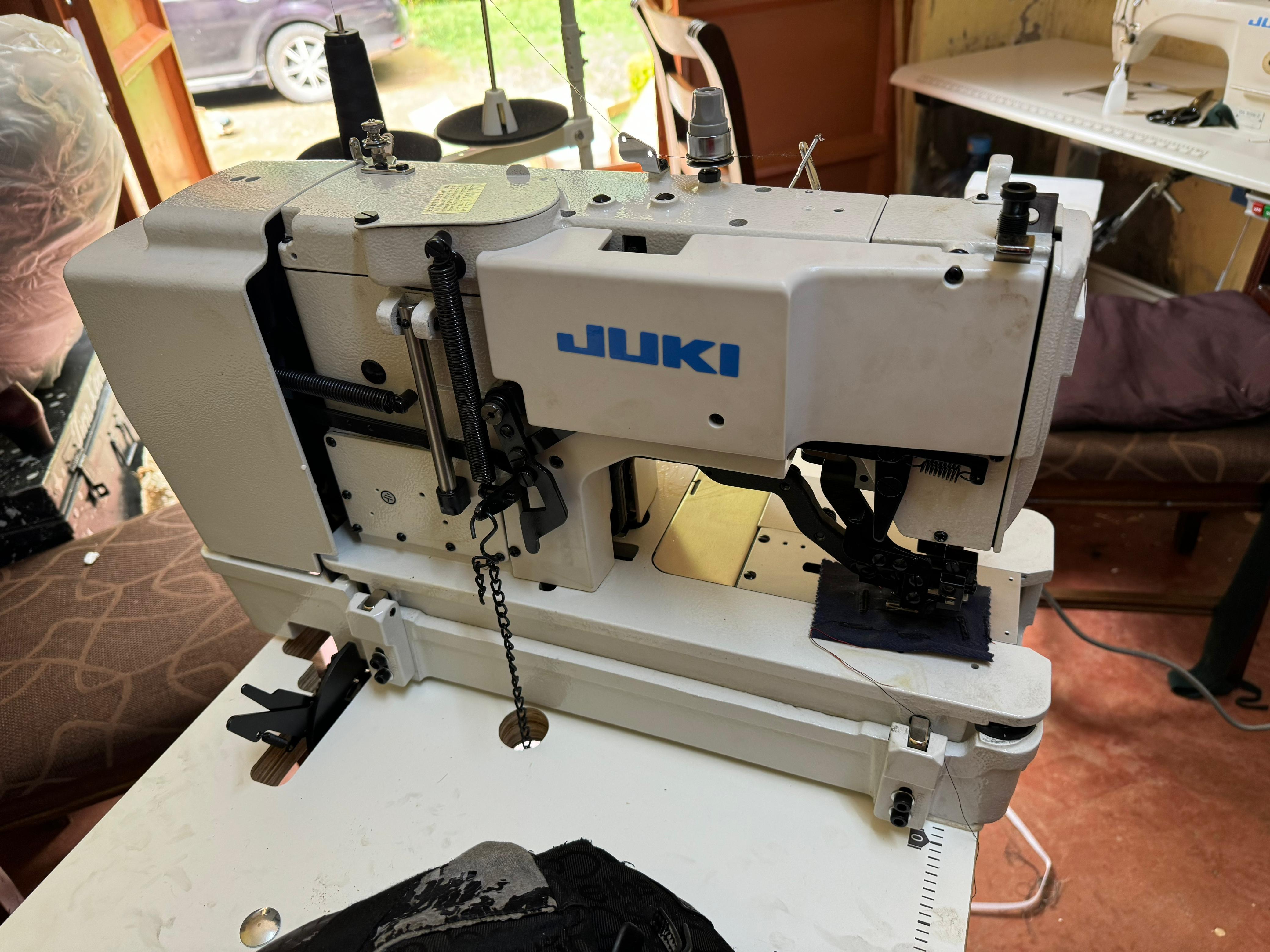 New JUKI LK-781 button holing machine - Juktex Sewing Machines and Apparels